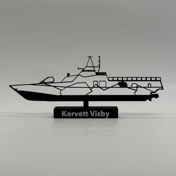 Korvett Visby - 3D PRINT – 9xG